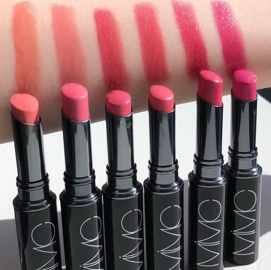 ミネラルカラーリップ｜MiMCの人気色を比較「MiMCの、昨日のせた「ルージュ」とはコン..」 by ロザリーちゃん(敏感肌/20代後半) | LIPS