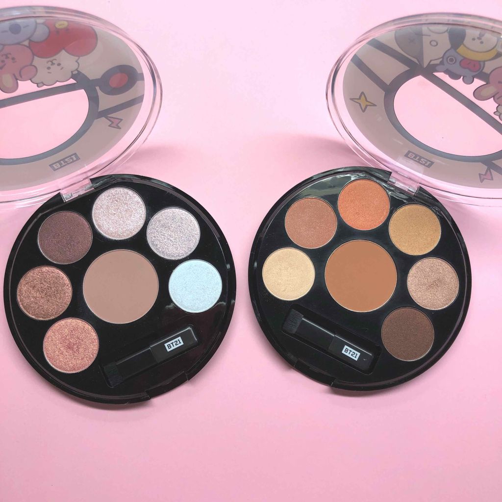 VT×BTS｜VT Cosmeticsの人気色を比較「VT×BT21アイシャドウパレット 色味が..」 by Tiffany(混合肌/20代 ...